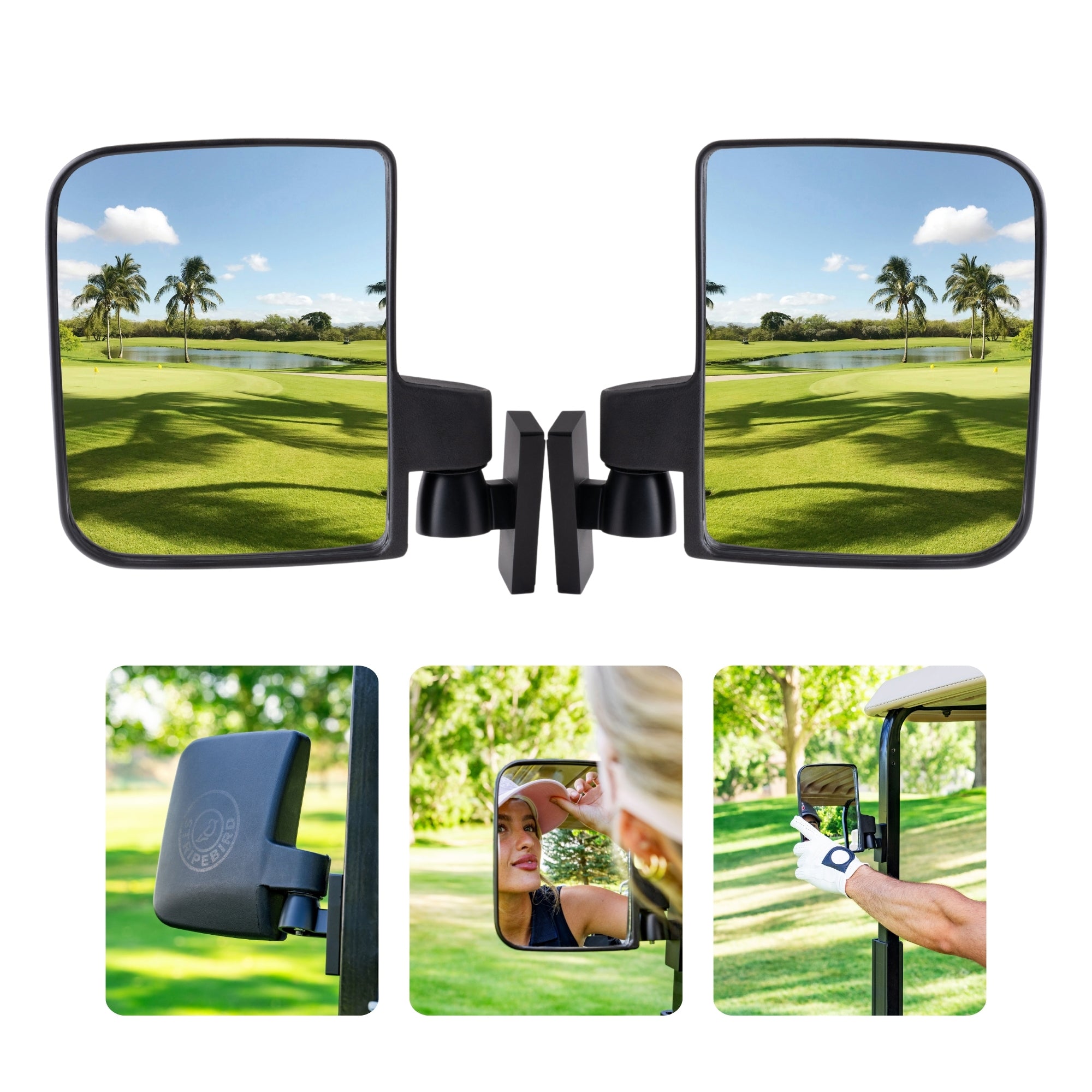 Magnetic Golf Cart Mirrors 2.0